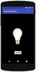 Cara Mudah Membuat Animasi Transisi (on/off lampu) pada Android Studio
