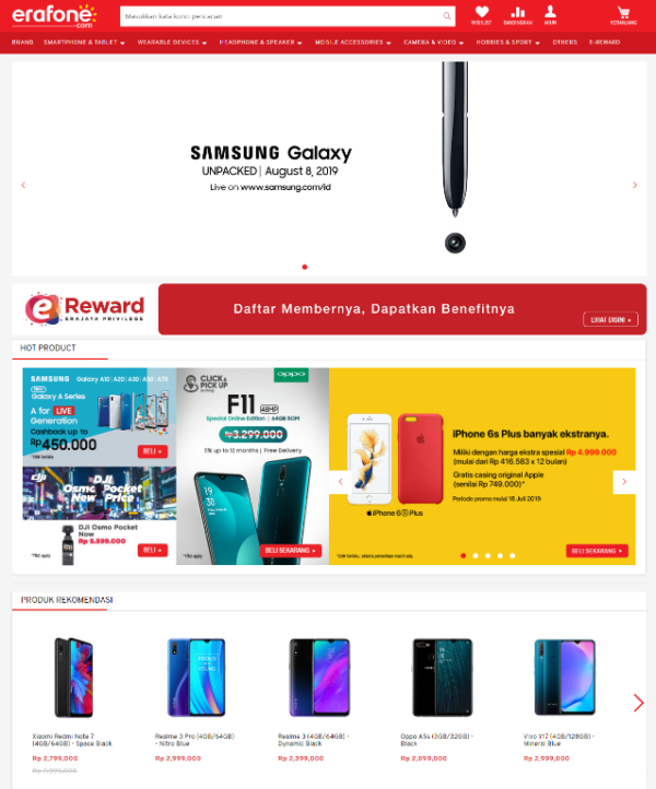 √ 14 Contoh Website Toko Online dengan Desain Modern