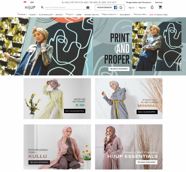√ 14 Contoh Website Toko Online dengan Desain Modern