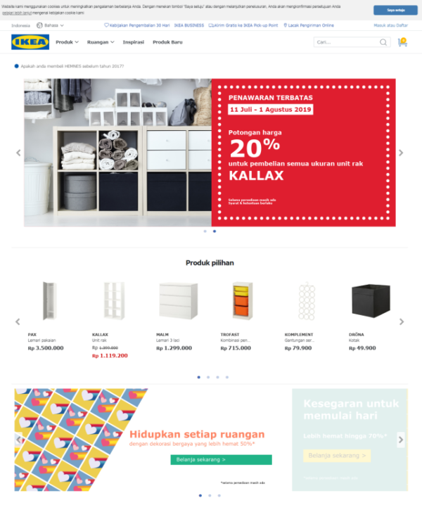 √ 14 Contoh Website Toko Online dengan Desain Modern