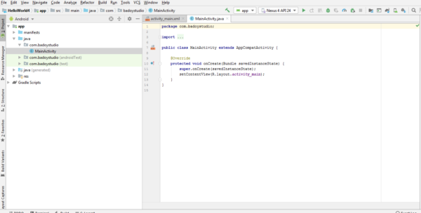 √ Baru ! Cara Membuat " Hello World " pada Android Studio