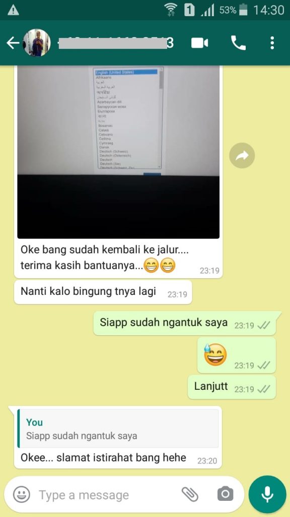 siap bang thanks solusina - Badoy Studio