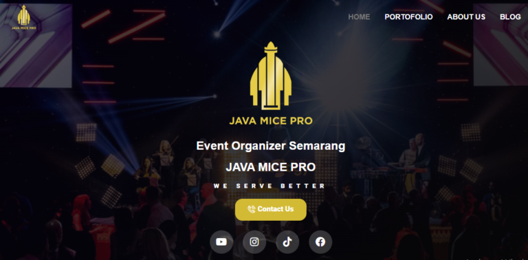 11 Contoh Website Event Organizer dengan Desain Inspiratif - Badoy Studio